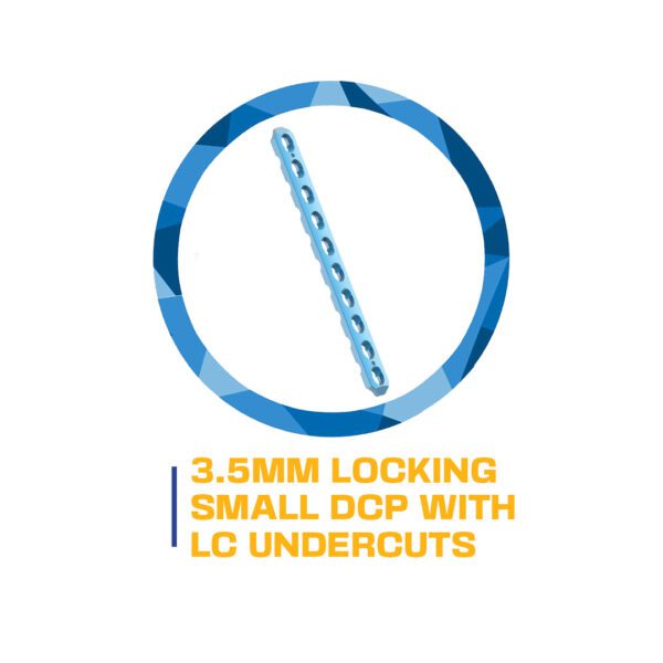 3.5mm Locking Small DCP With LC Undercuts - Orthopedic SS